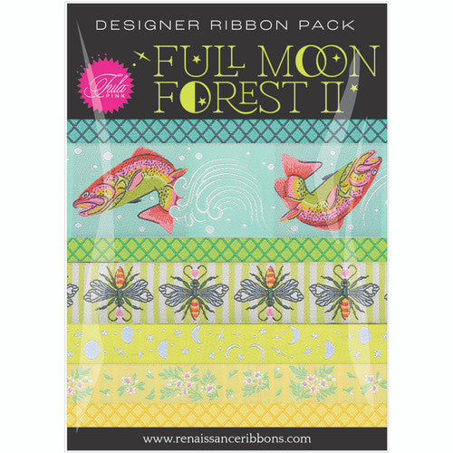 PRE-ORDER Full Moon Forest II Tula Pink 50th Collection Ribbon Pack in ...