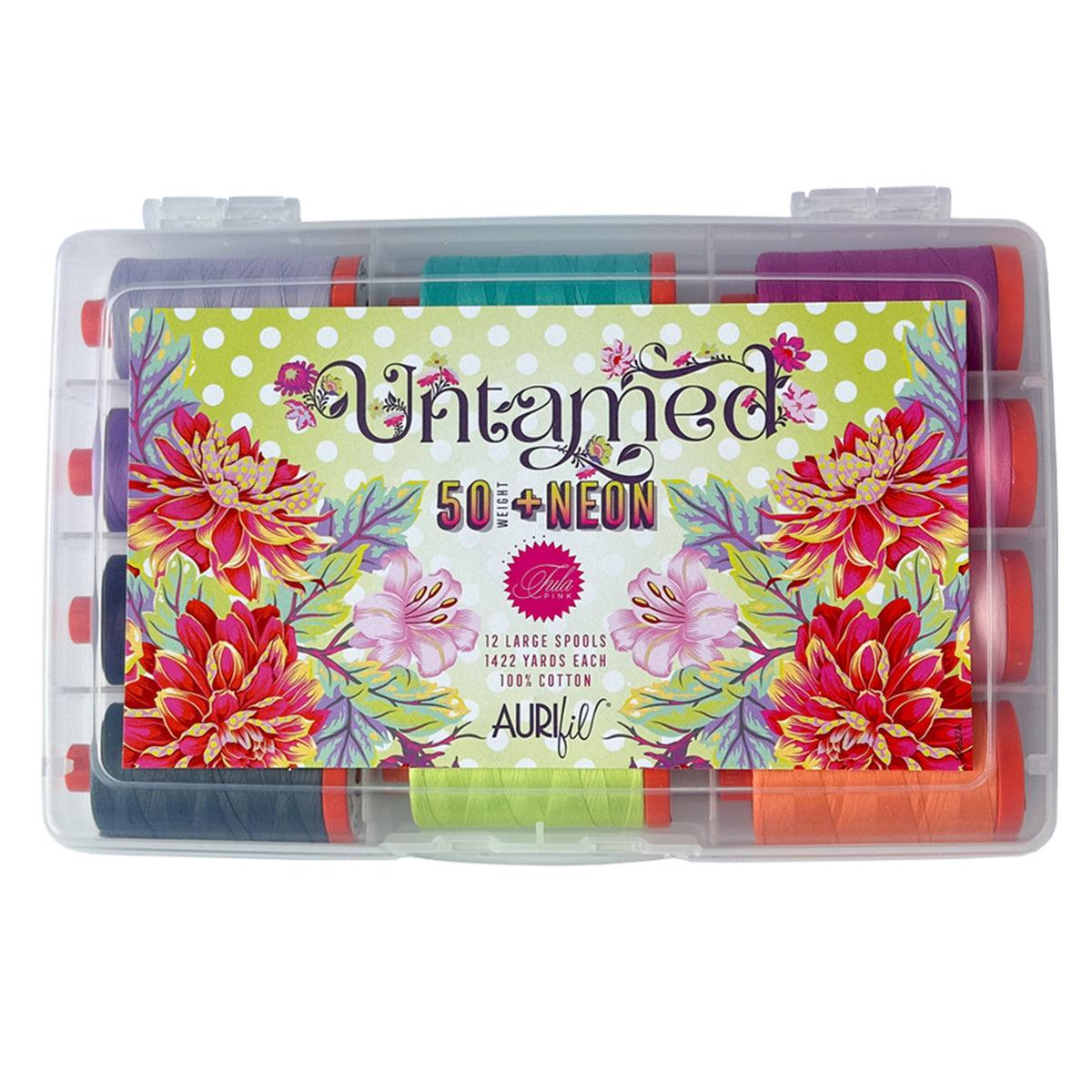 Untamed 50wt Plus Neon Collection by Tula Pink – Strawberry Quiltcake