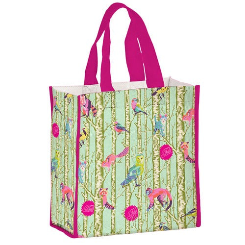 Full Moon Forest II Tula Pink 50th Collection Tote – Strawberry Quiltcake