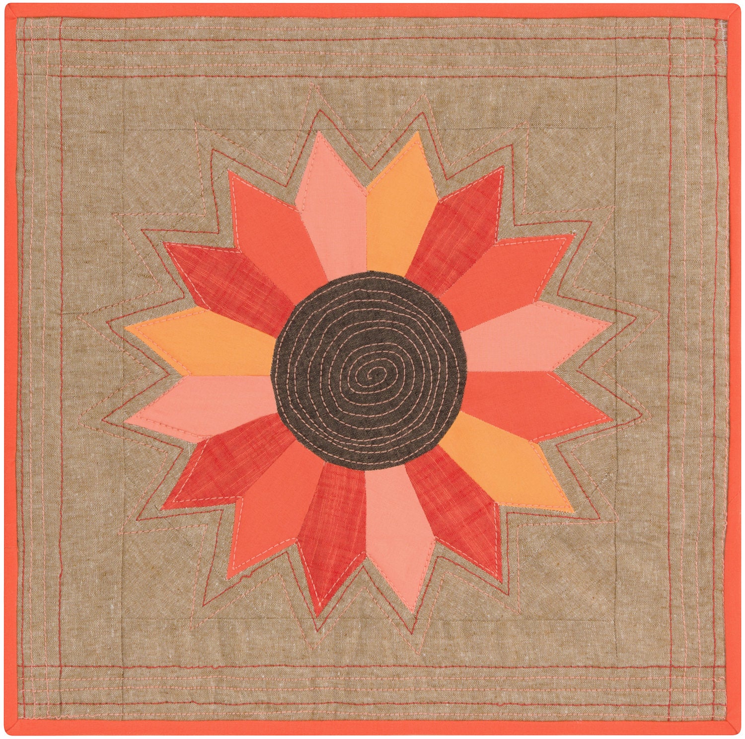 Sunflower Star Quilt Pattern