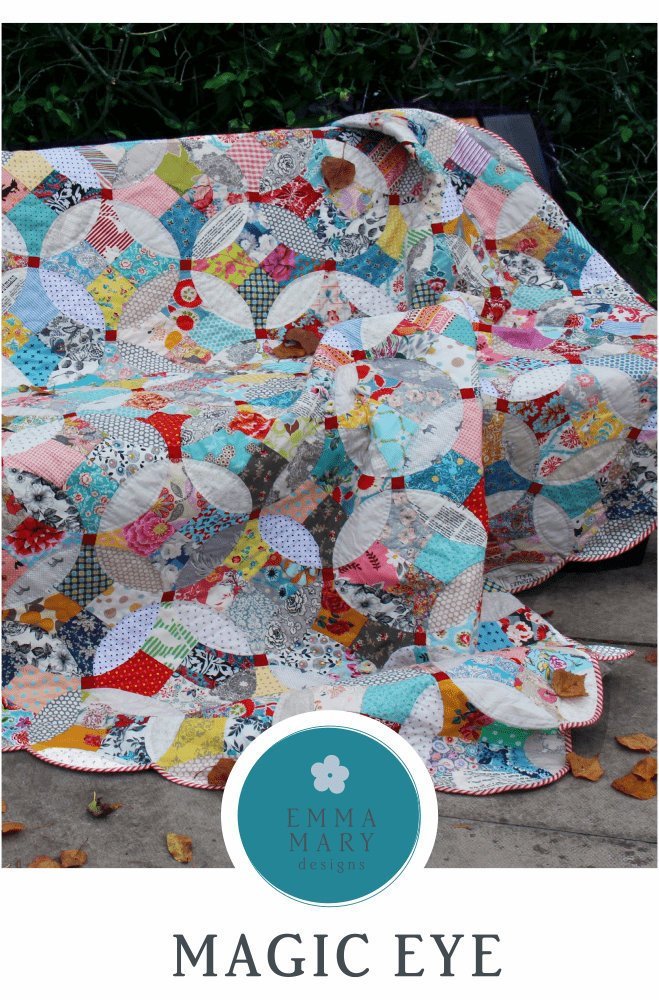 Magic Eye Quilt Pattern Set – Strawberry Quiltcake