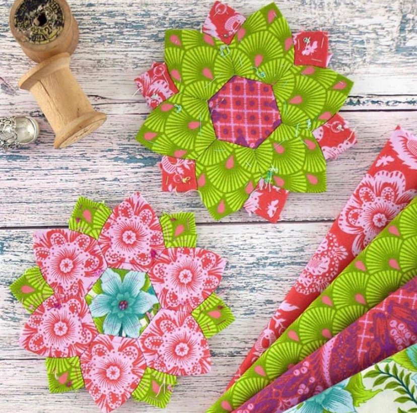 Tenderness Flower EPP Set – Strawberry Quiltcake