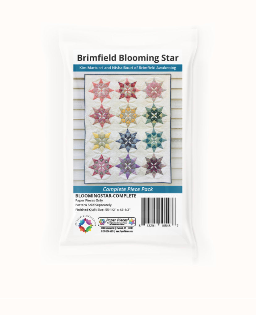 NEW Blooming Star Quilt Pattern Complete Set by Brimfield Awakening ...
