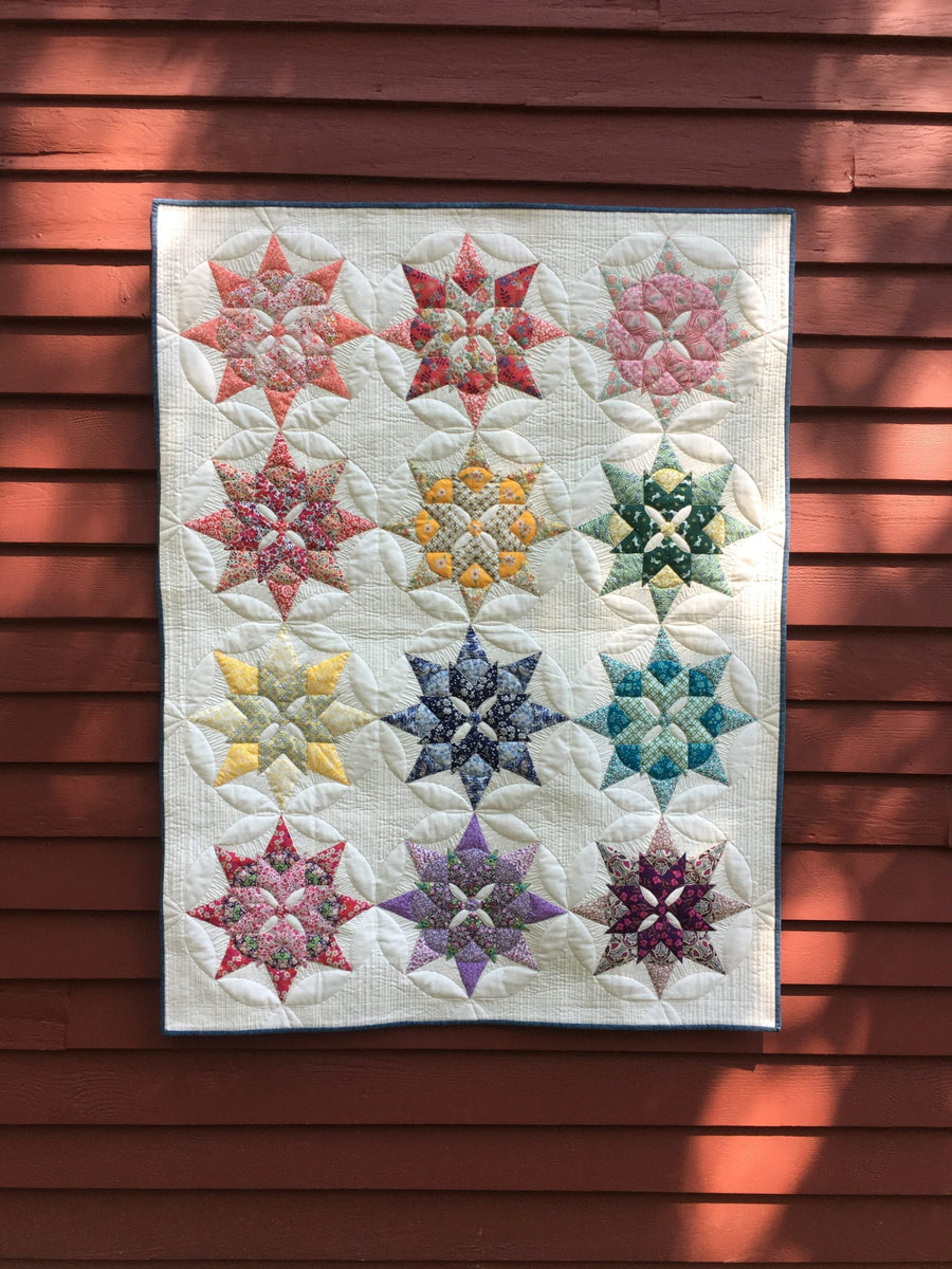 NEW Blooming Star Quilt Pattern by Brimfield Awakening – Strawberry ...
